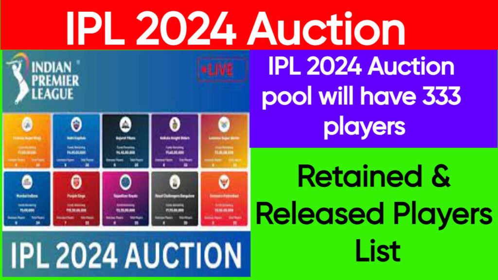 IPL 2024 Auction: Start Time, Date, Venue, Live Streaming